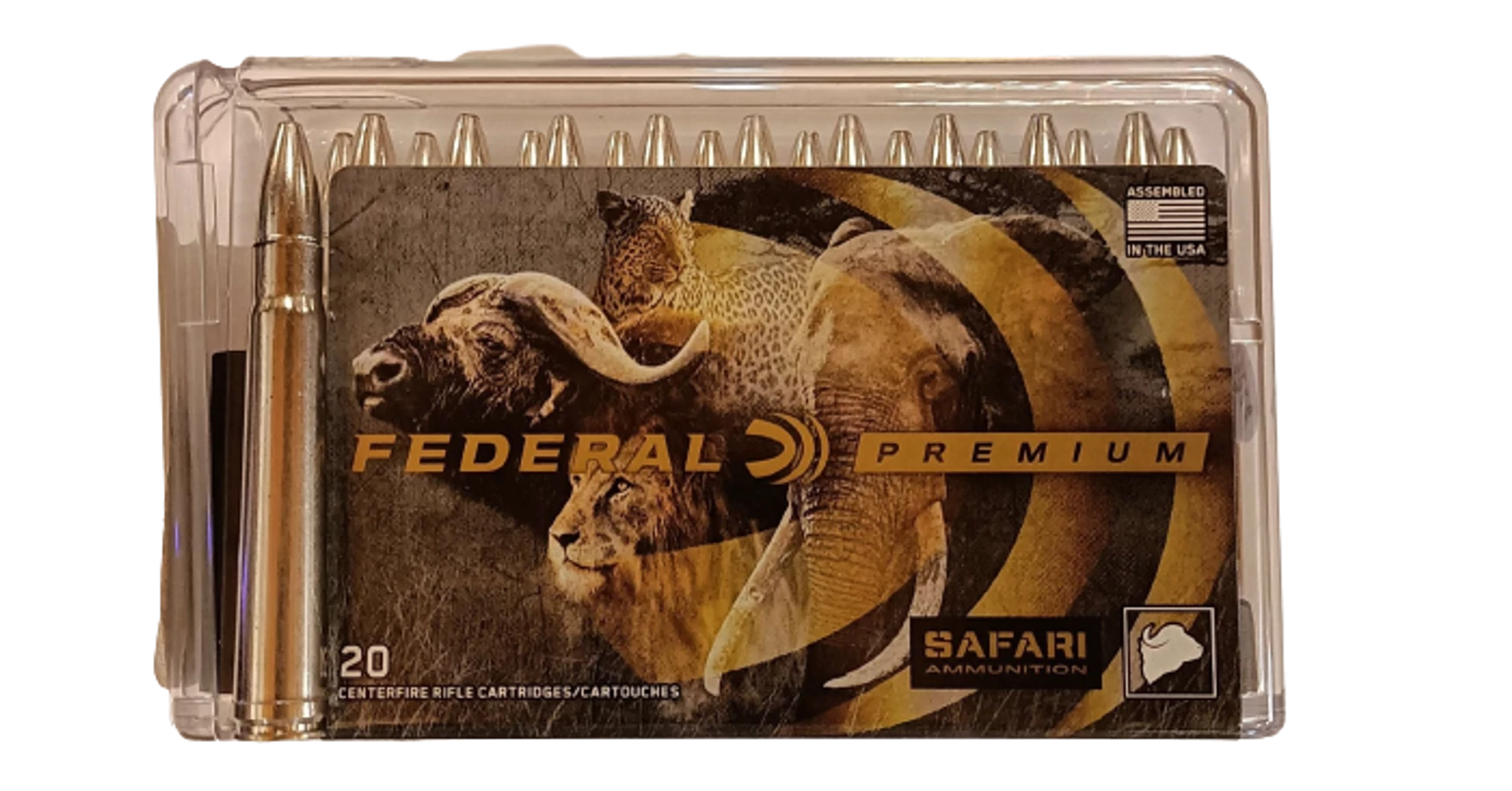FEDERAL 375 H&H Mag. Premium Trophy Bonded Bear claw 300gr
